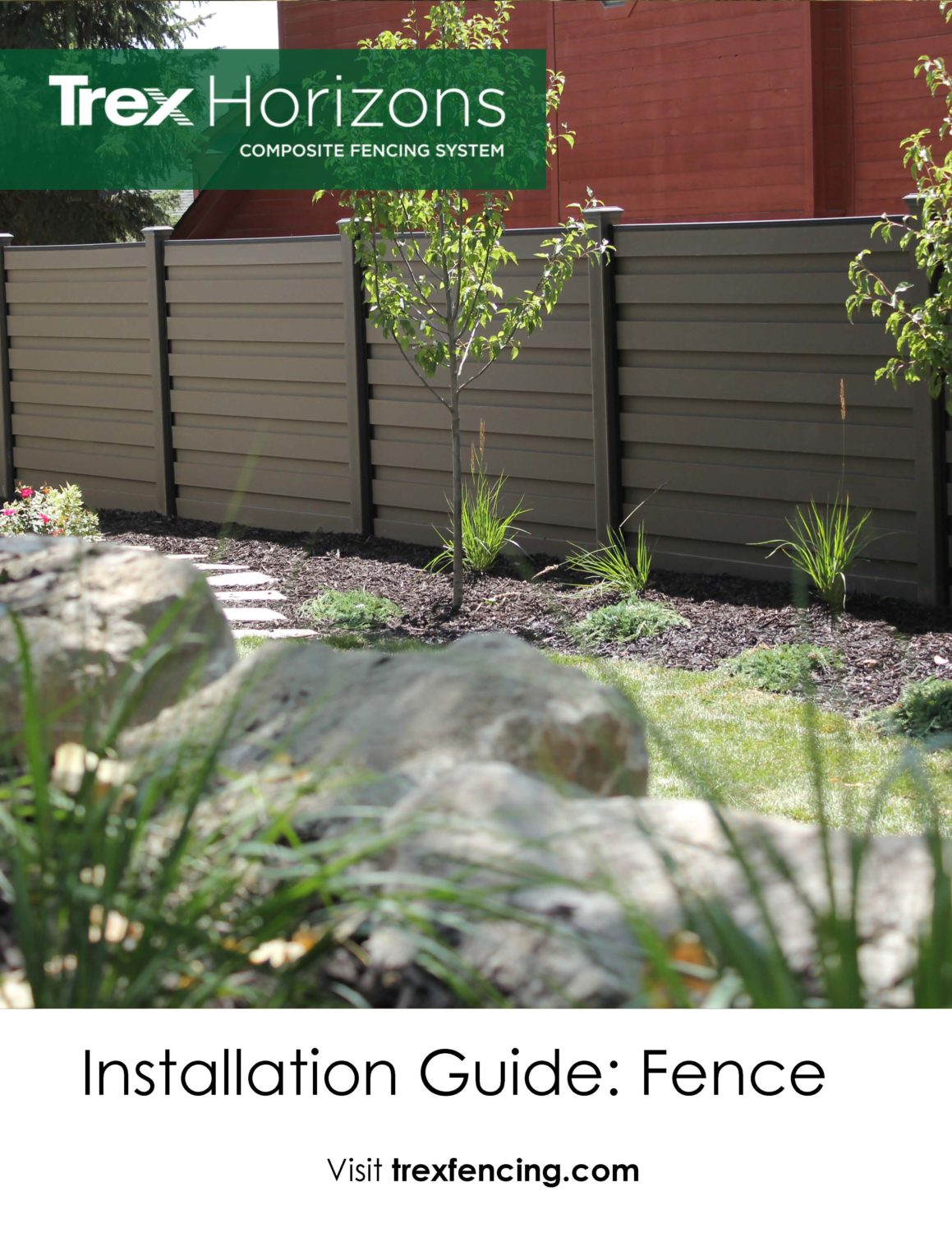 Trex Horizons - Horizontal Privacy Fence - Fence & Deck Supply