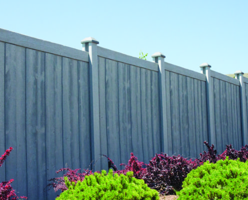 Bufftech Molded Fence | Simtek | Simulated Stone and Wood Fencing