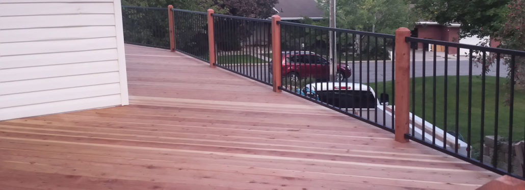 Wood Deck Banner - Fence & Deck Supply