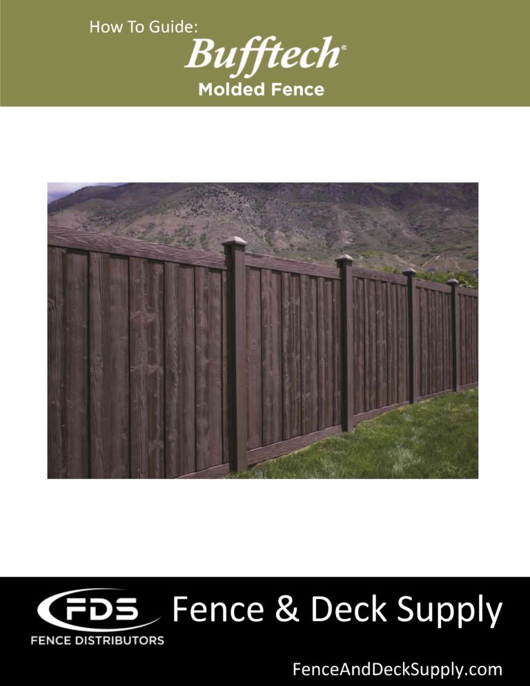 Resources Bufftech Fencing - Fence & Deck Supply